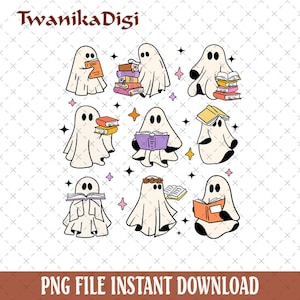 Teacher Halloween Png, Read More Books Png, Spooky Teacher Png, Book ...