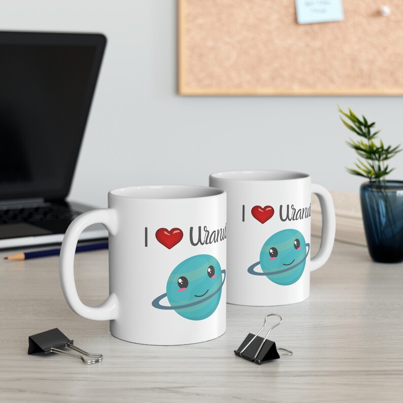 I Love Uranus Coffee Mug, Uranus Mug, Cute Uranus Planet Mug, Funny Mug ...