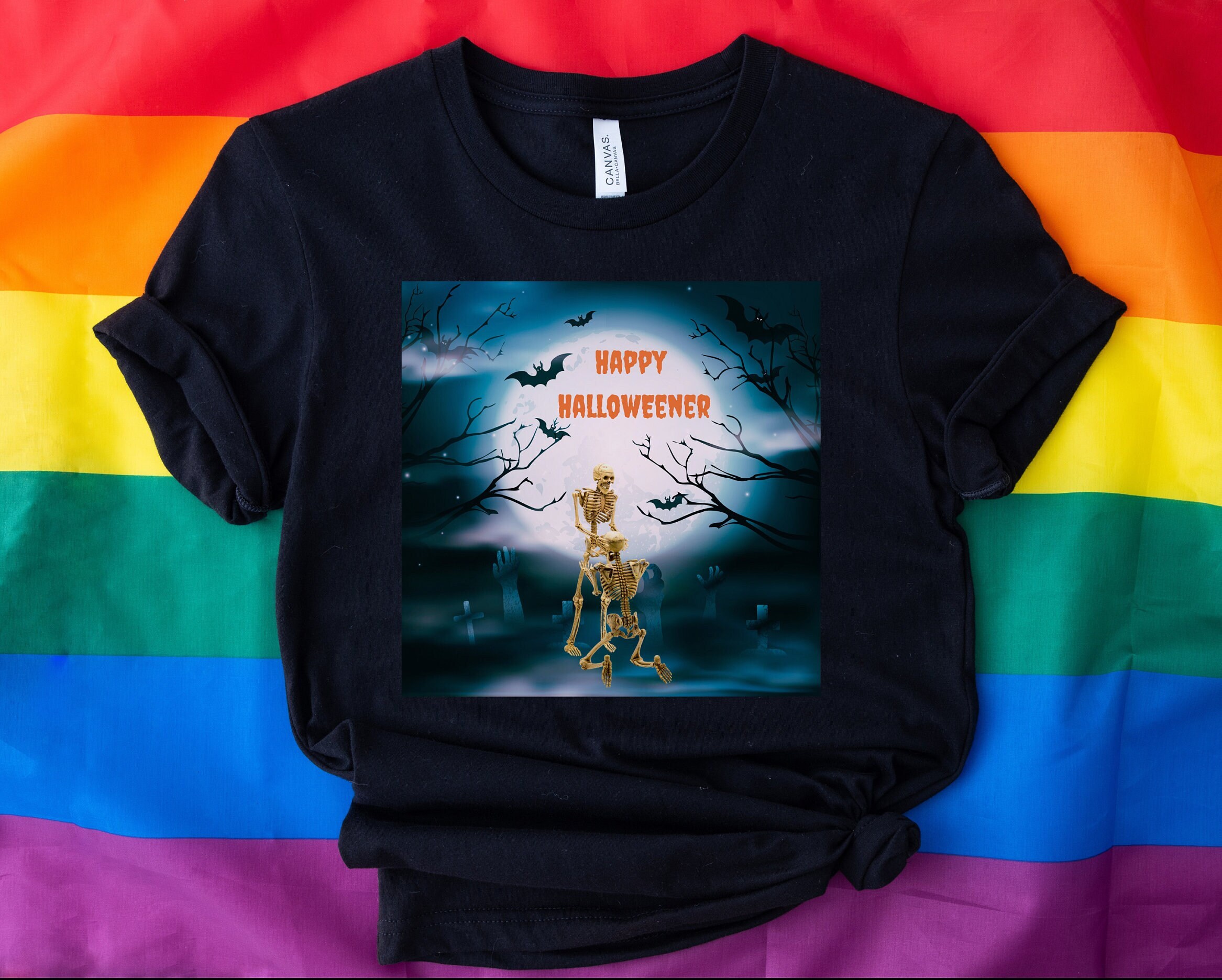 Skeleton Getting Skull in Graveyard Mens Womens Halloween - Etsy