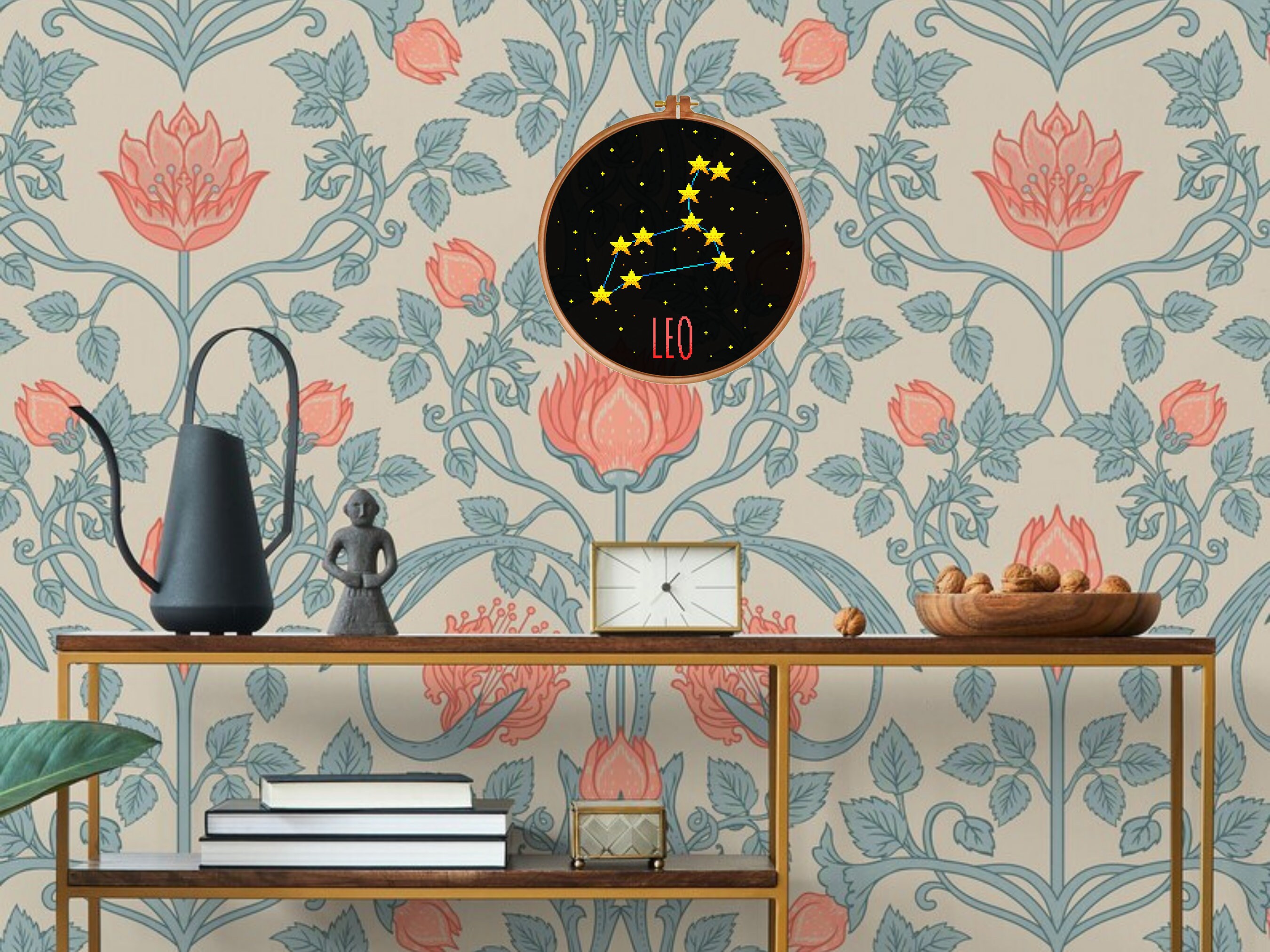 Leo Constellation Cross Stitch Pattern Astrology Star Sign Instant PDF ...