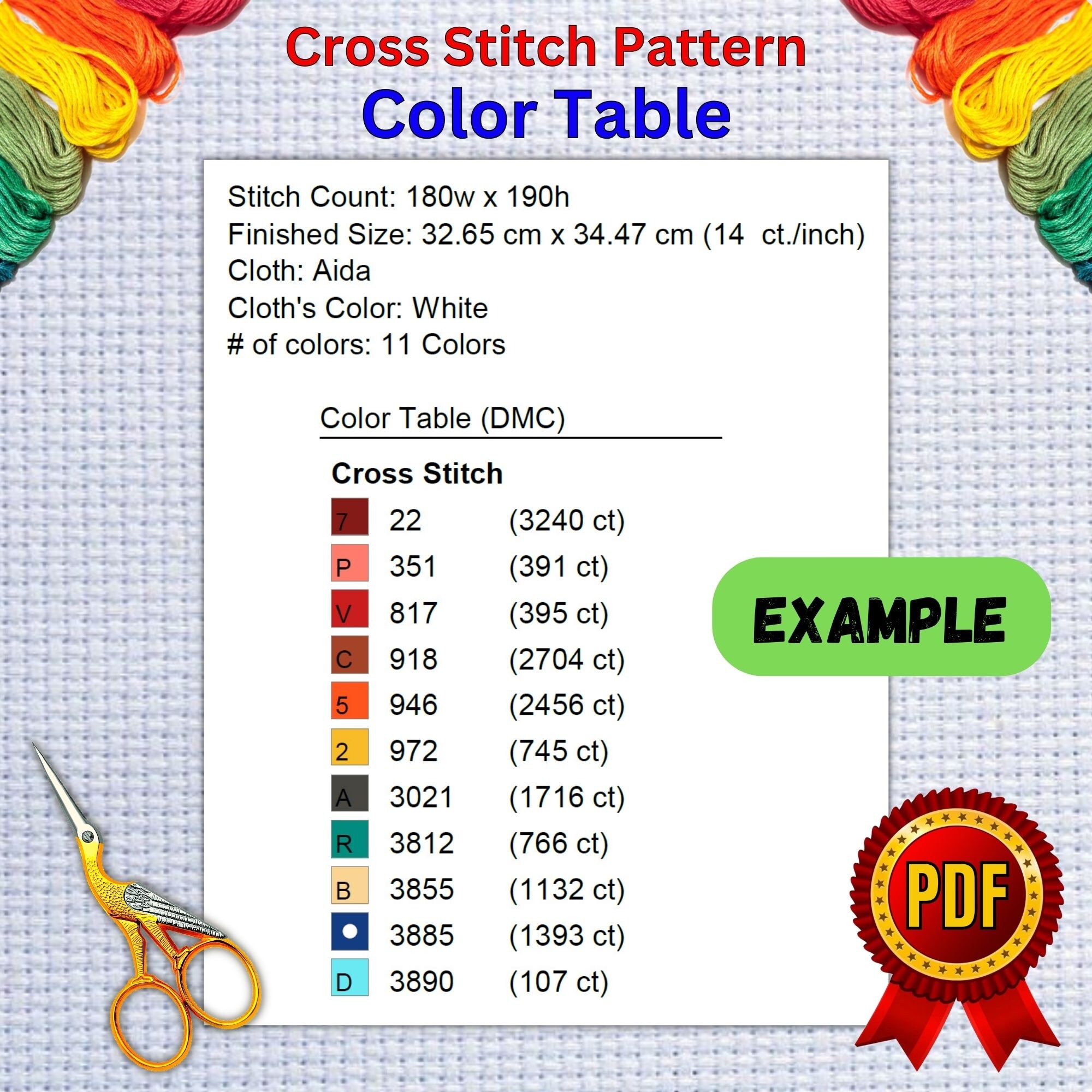 La Ghalib Illa Allah Cross Stitch Pattern 1, Islamic Cross Stitch ...