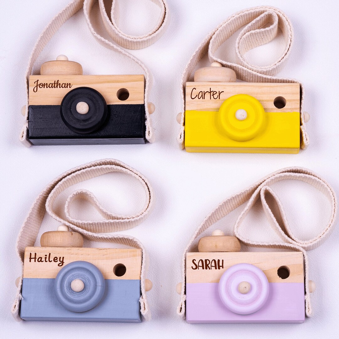 Organic Wooden Toy Camera Pretend Camera for Your Little - Etsy