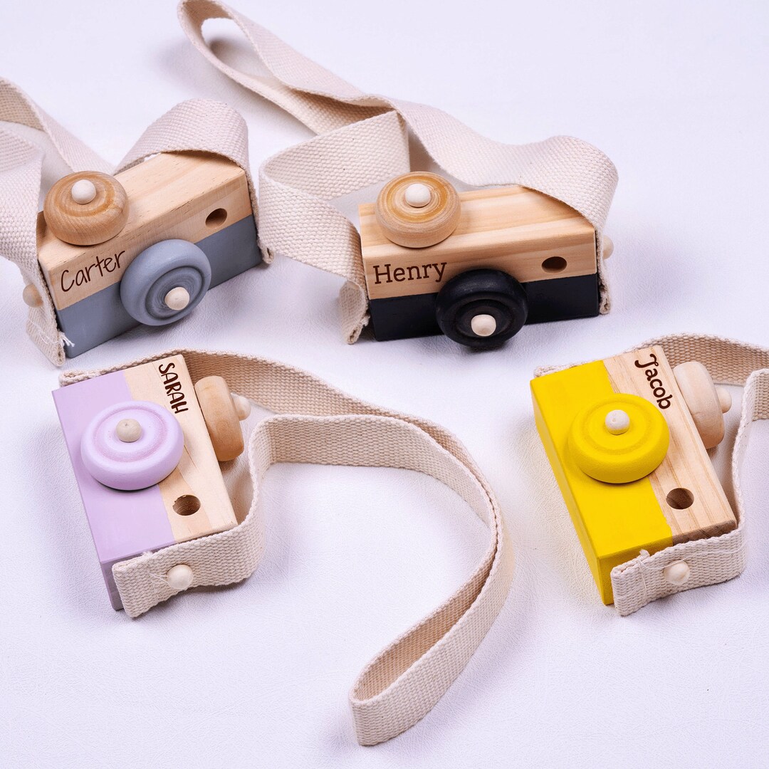 Custom Wooden Camera,pretend Play Toy,kid's Photo Props,photo Camera ...