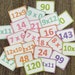 Colourful Multiplication Flash Cards - Etsy
