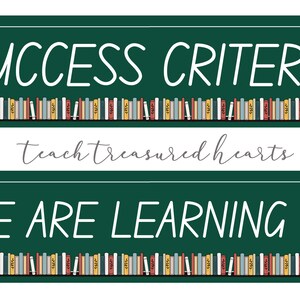 Visible Learning Displays for Classroom - Green Design - Etsy