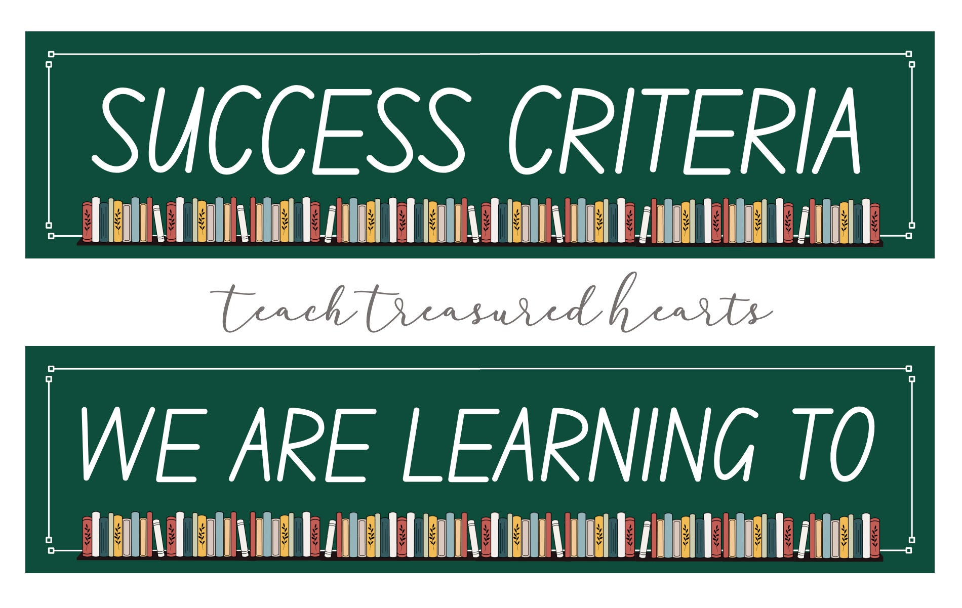 Visible Learning Displays for Classroom - Green Design - Etsy