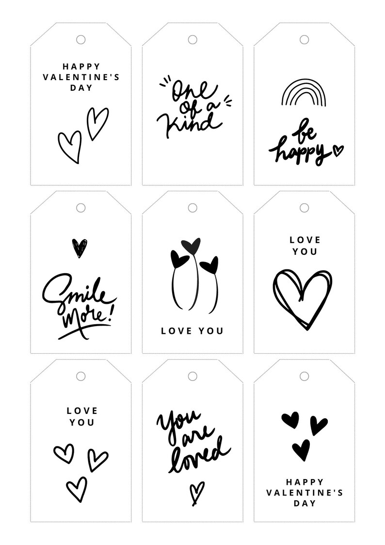 Editable Tags Instant Download, Custom Tag, Minimalist Tag, Business ...