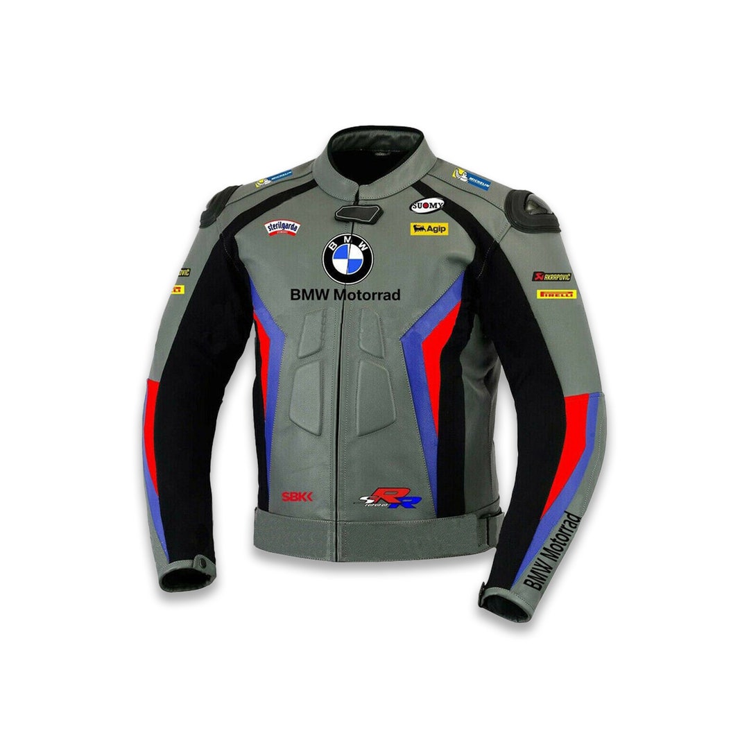 Men's BMW Moto Leather Jacket Racing Leather Jacket for - Etsy