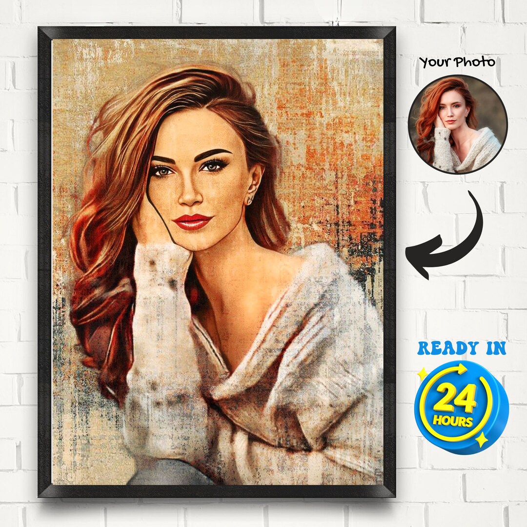 Design Portrait Custom, Custom Art, Cartoon Your Selfie, Cartoonized ...