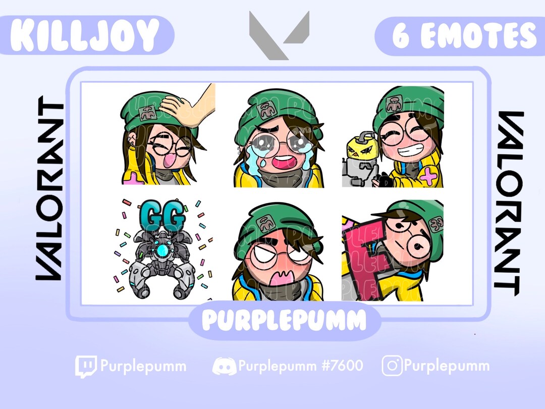 Killjoy Valorant Emote - Etsy