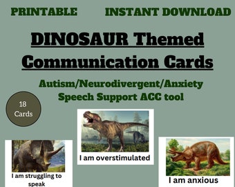 Shark Communication Cards Nonverbal Aid AAC for Autism, Neurodiversity ...