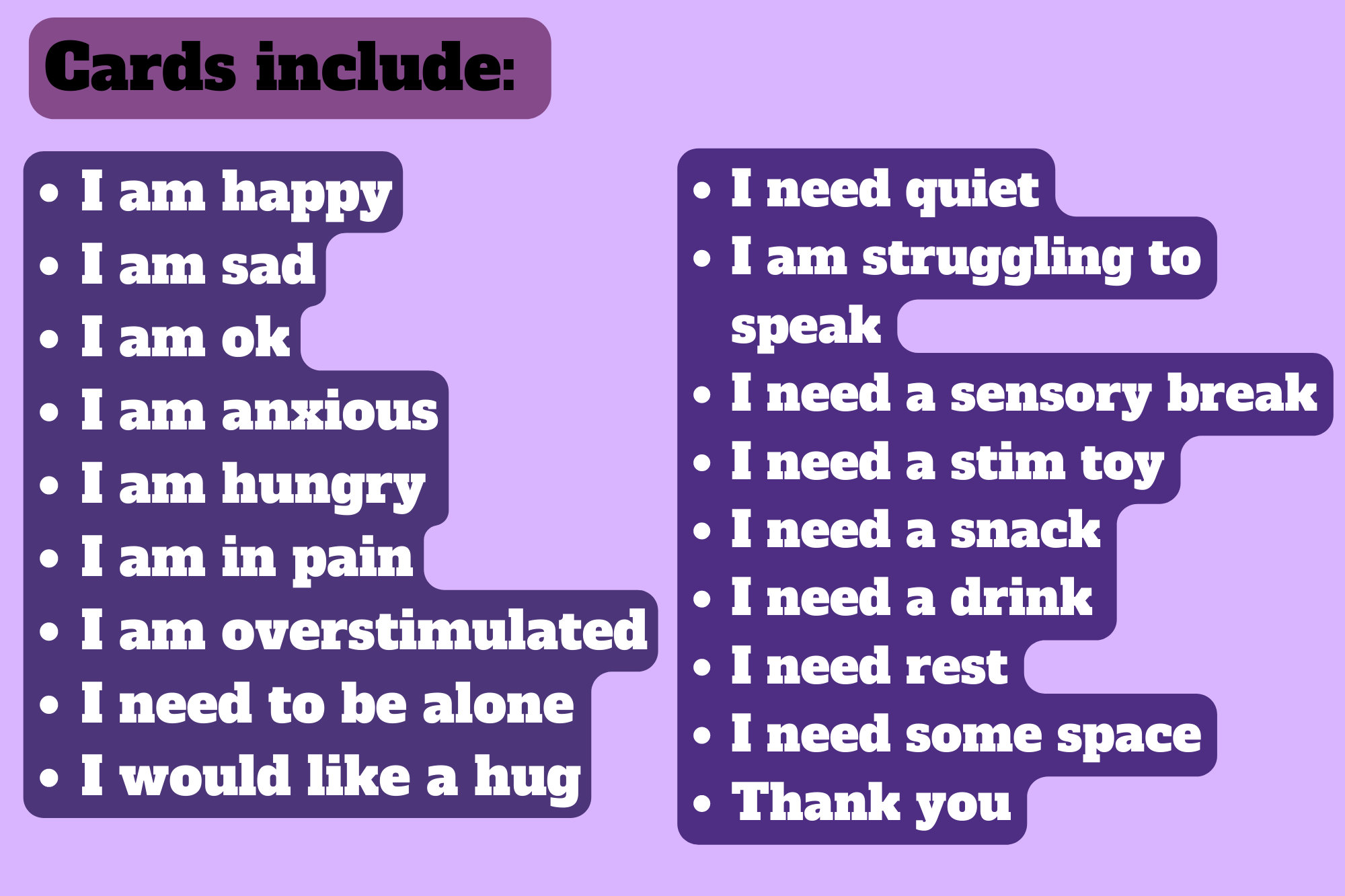 Cat Communication Cards Nonverbal Aid AAC for Autism, Neurodiversity ...