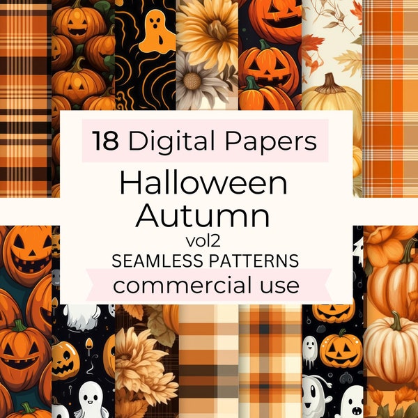 Fall Scrapbook Paper - Etsy
