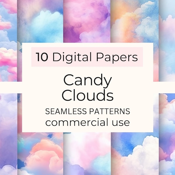 Cotton Candy Sky - Etsy
