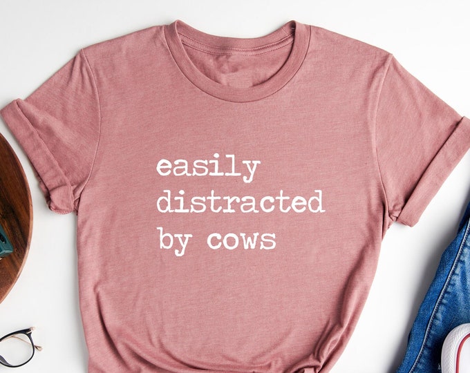 Funny Cow Shirt Farm T-shirt Cute Farm Shirt Farmer Gift Cows Tee Cow ...
