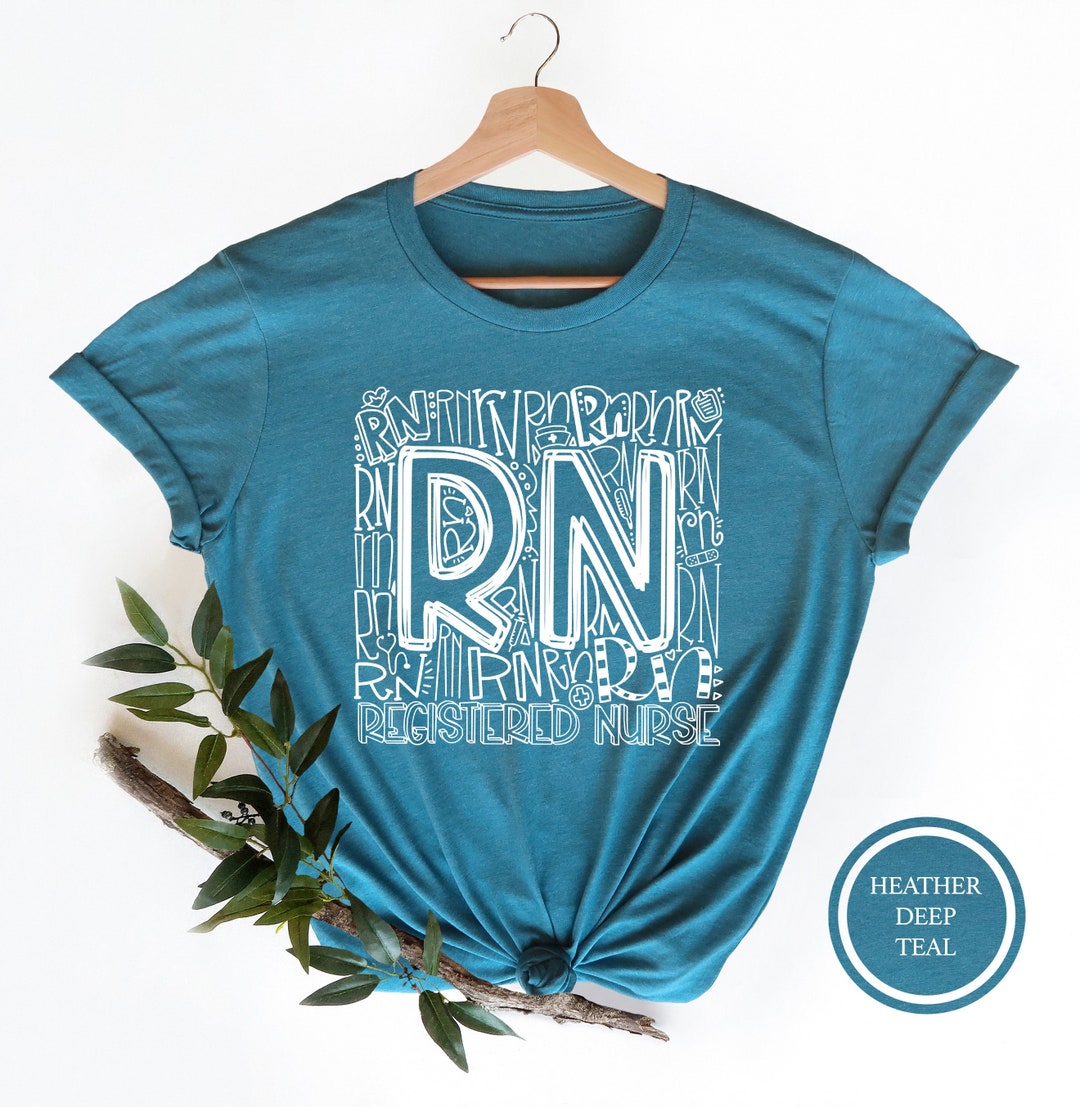 Registered Nurse T-shirt, RN Shirt for Registered Nurse, Nursing Tee ...