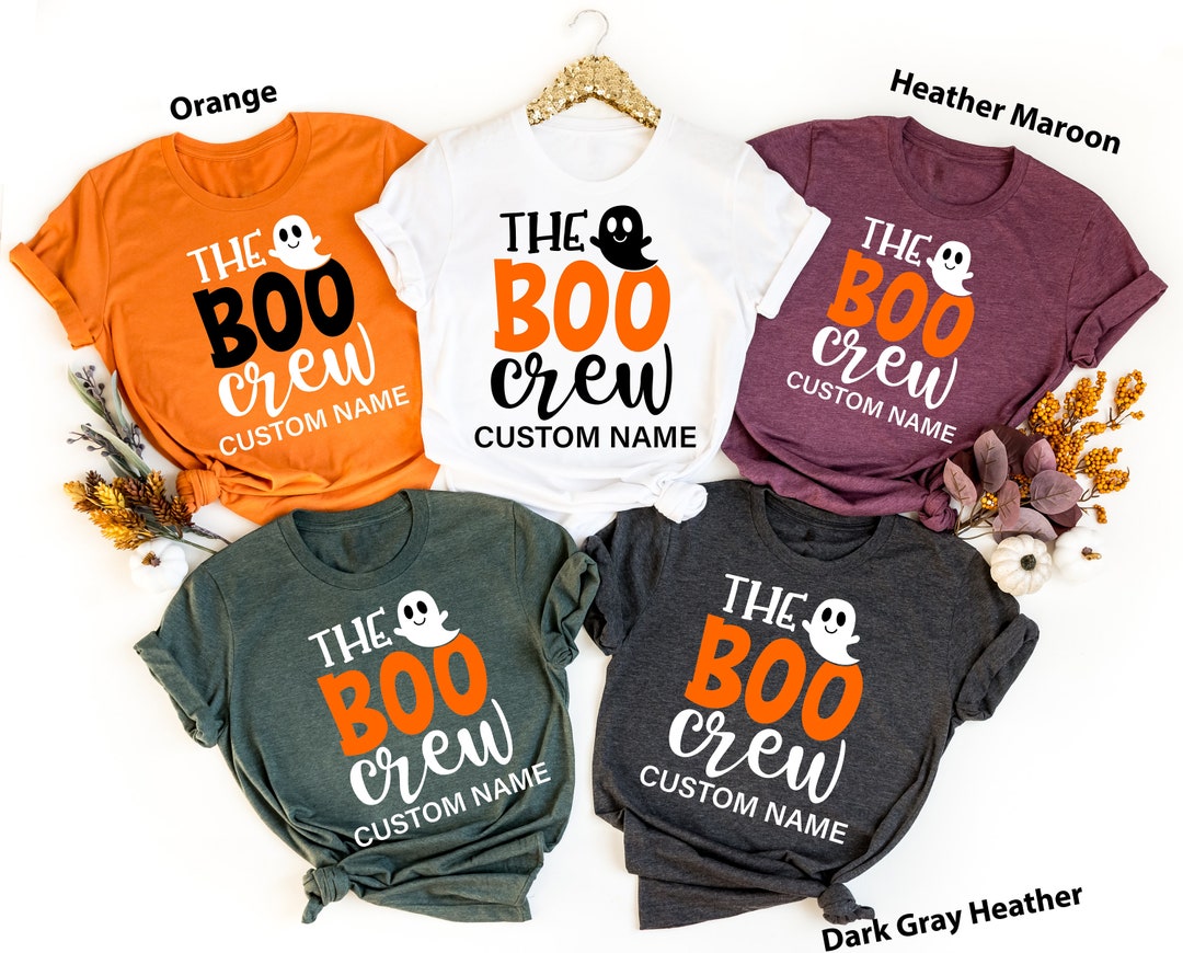 The Boo Crew Shirts, Custom Halloween Shirts, Kids Halloween Shirts ...