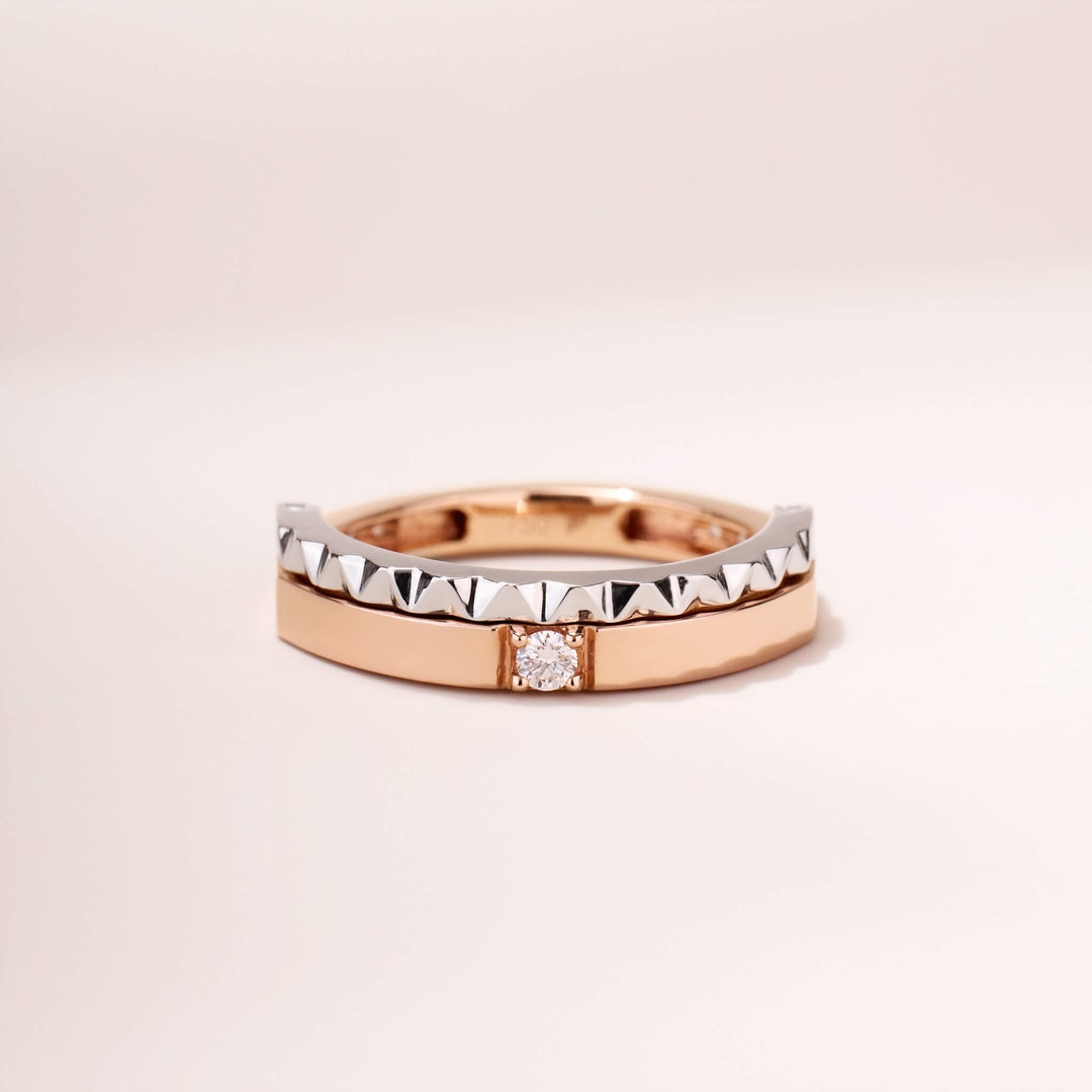 One-flip Diamond Ring by Jewelrynstore, 1 Ring With 4 Styles, Eternity ...