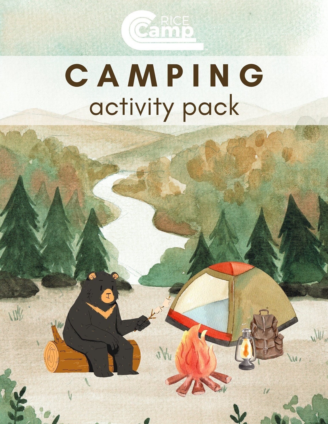 Camping Activity Book - Etsy