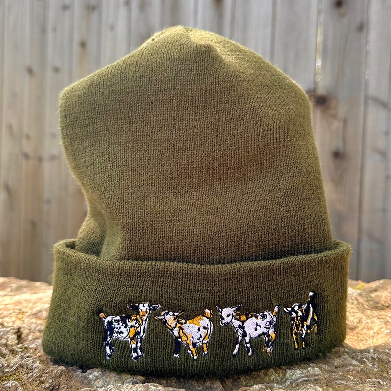 Knit Hat With Goats - Etsy