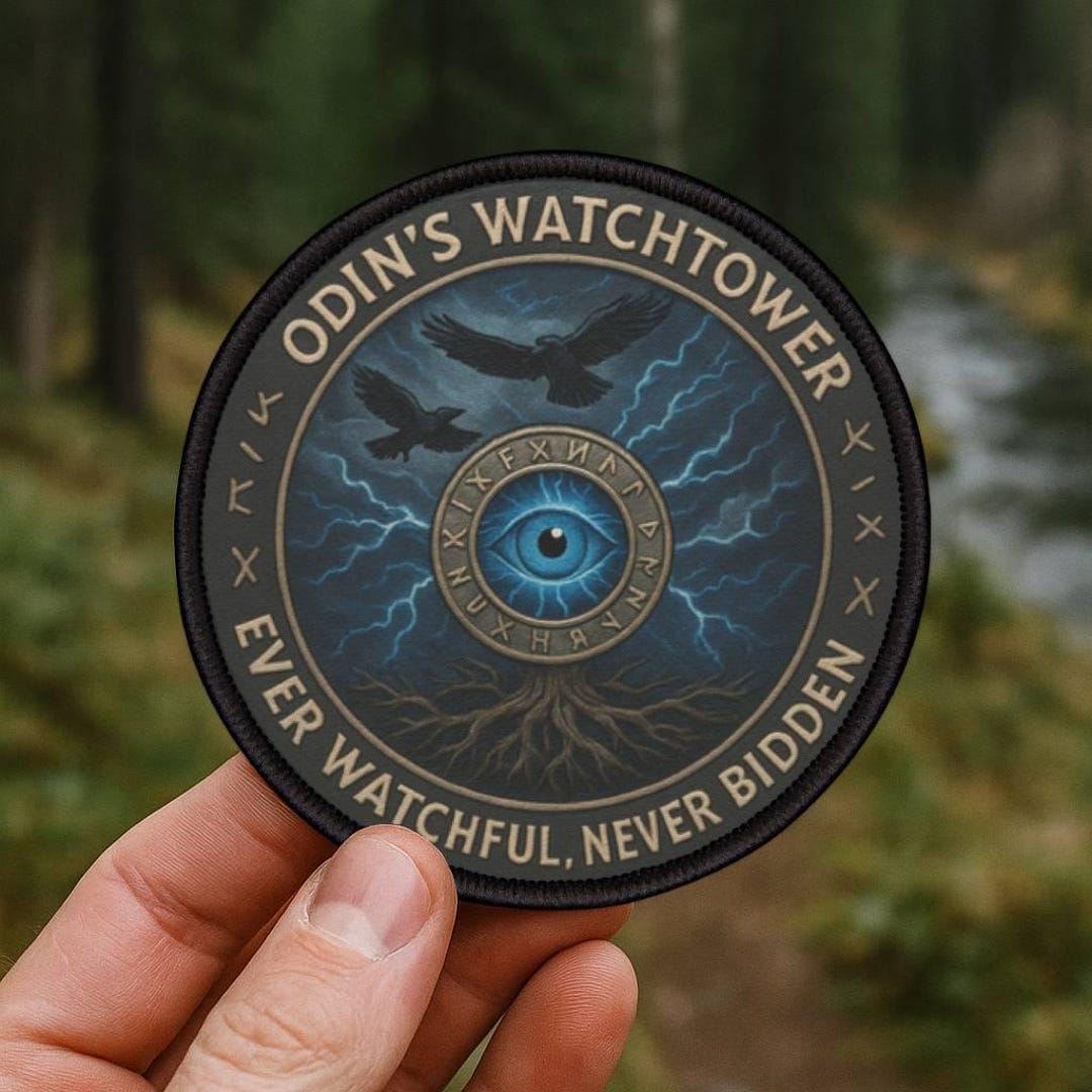 Odin Military Norse Patch | Viking Badge for Jackets & Gear - Etsy