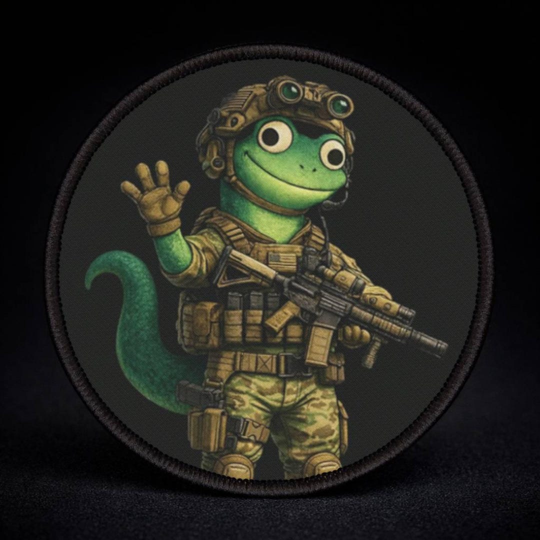 Special Forces Lizard Patch Military Meme Tactical Humor 3 Inch ...