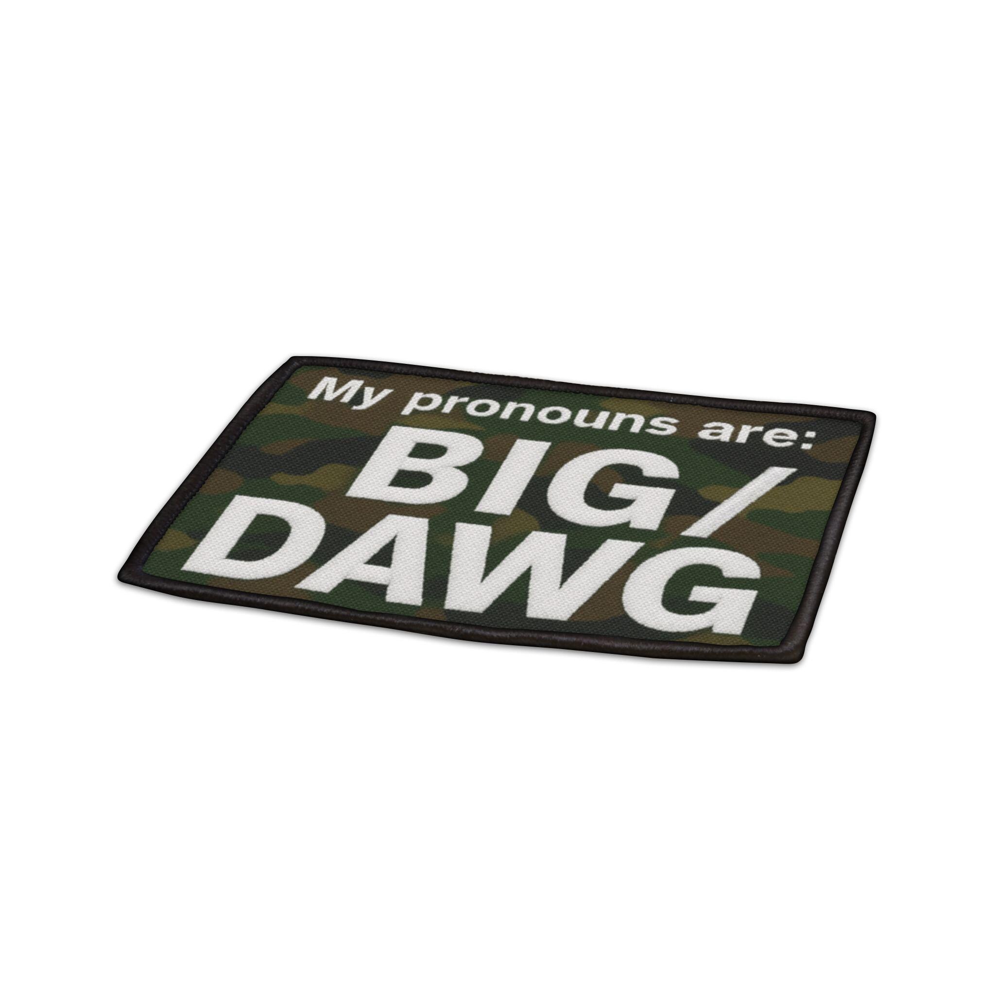 Funny BIG DAWG Meme Patch: Iron-on Badge Gag Gift for Backpacks - Etsy