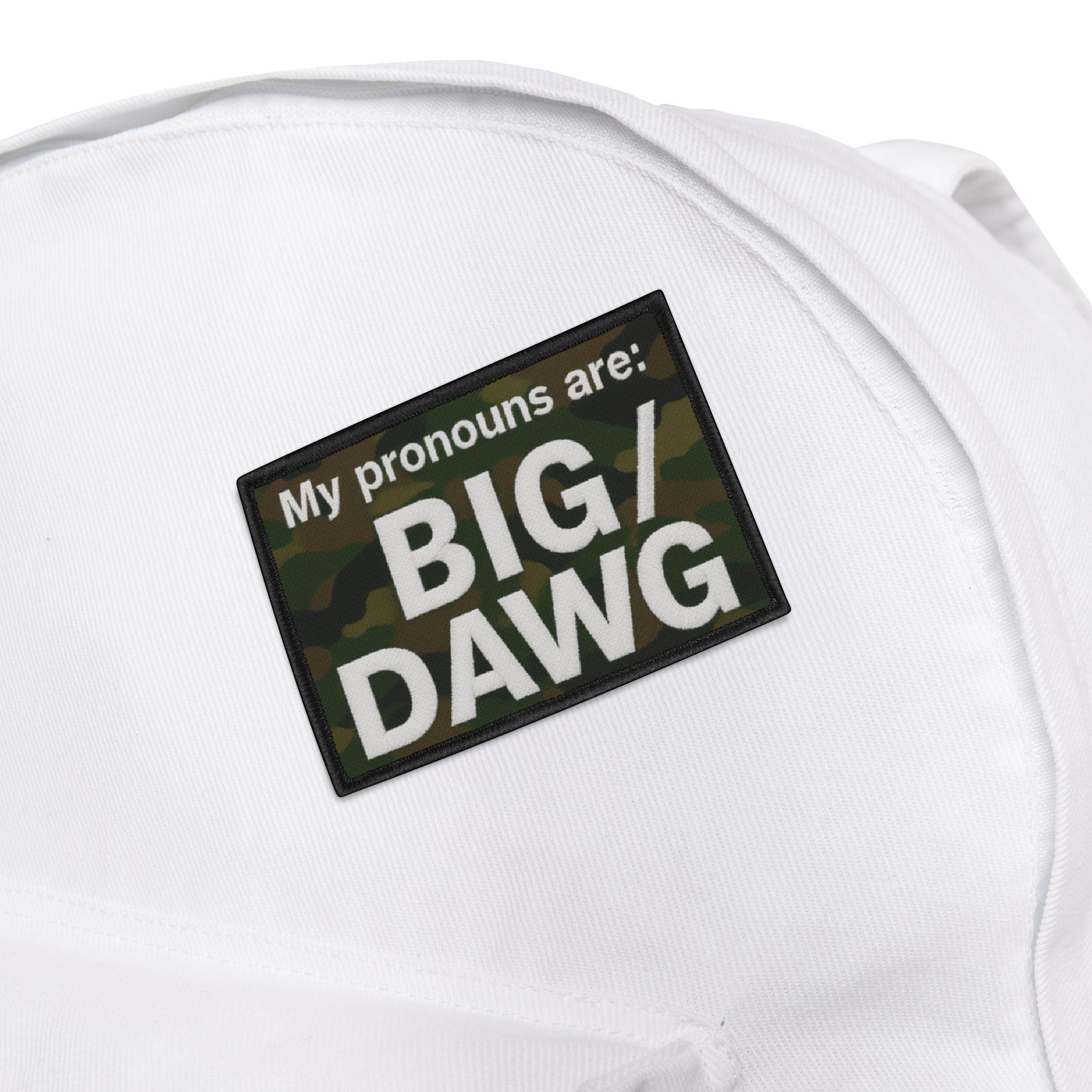 Funny BIG DAWG Meme Patch: Iron-on Badge Gag Gift for Backpacks - Etsy