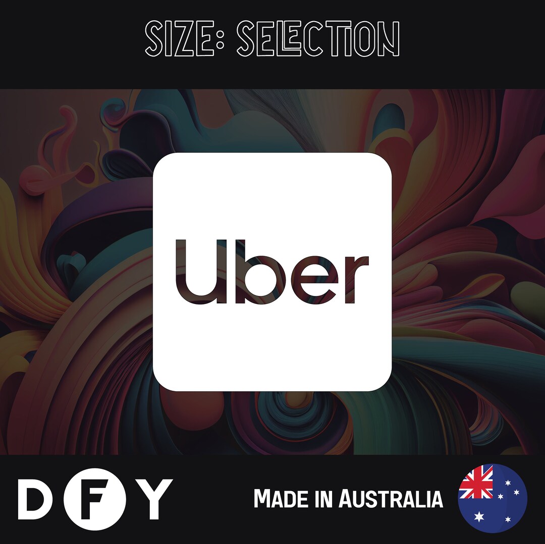 Uber Decal, Uber Logo Decal, Ride Share Decals, Lyft Decals Available ...