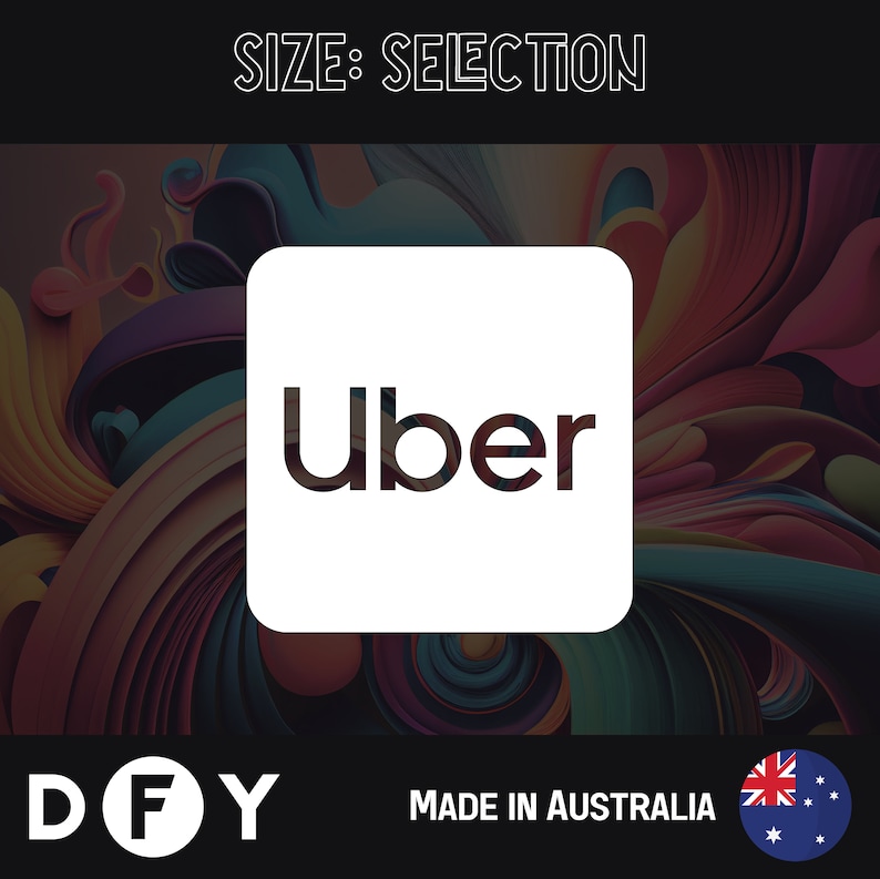 Uber Decal, Uber Logo Decal, Ride Share Decals, Lyft Decals Available ...