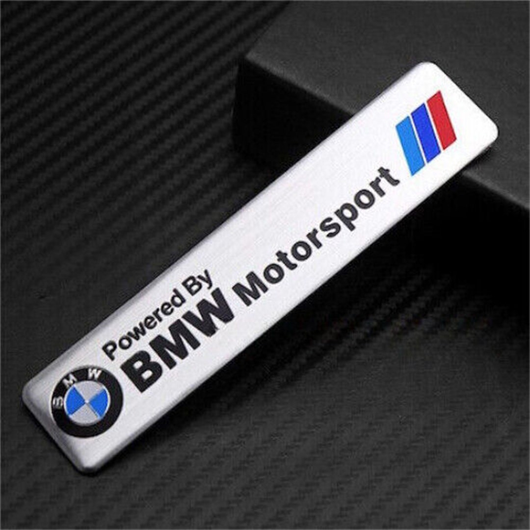 For Powered by BMW Motorsport M LOGO Emblem Badge Metal - Etsy