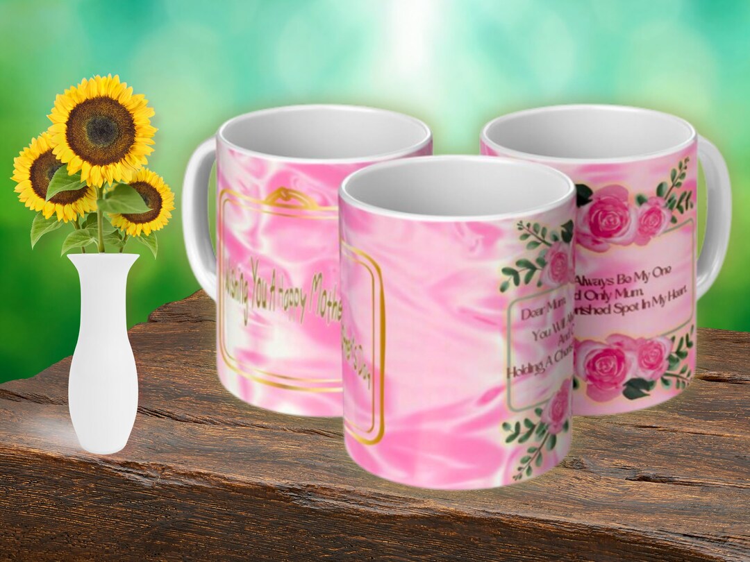 Personalized dear Mum Mugs:best Gift for Mother's Day, Anniversary ...