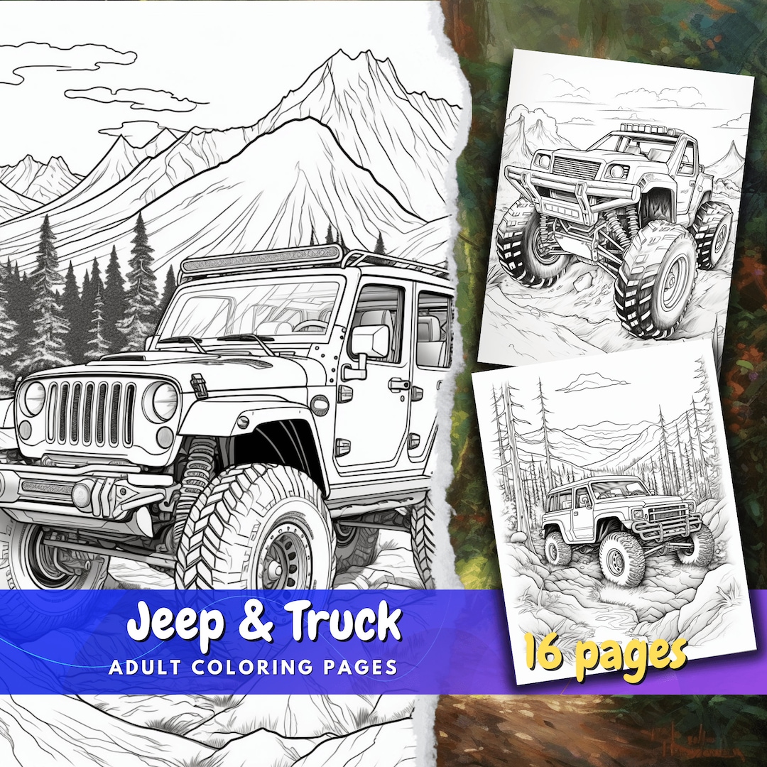 Jeep Coloring Pages