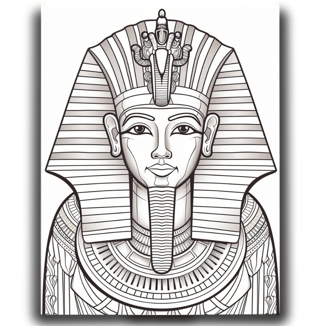 Egyptian Pharos Coloring Pages Fun Historical Coloring Book for ...