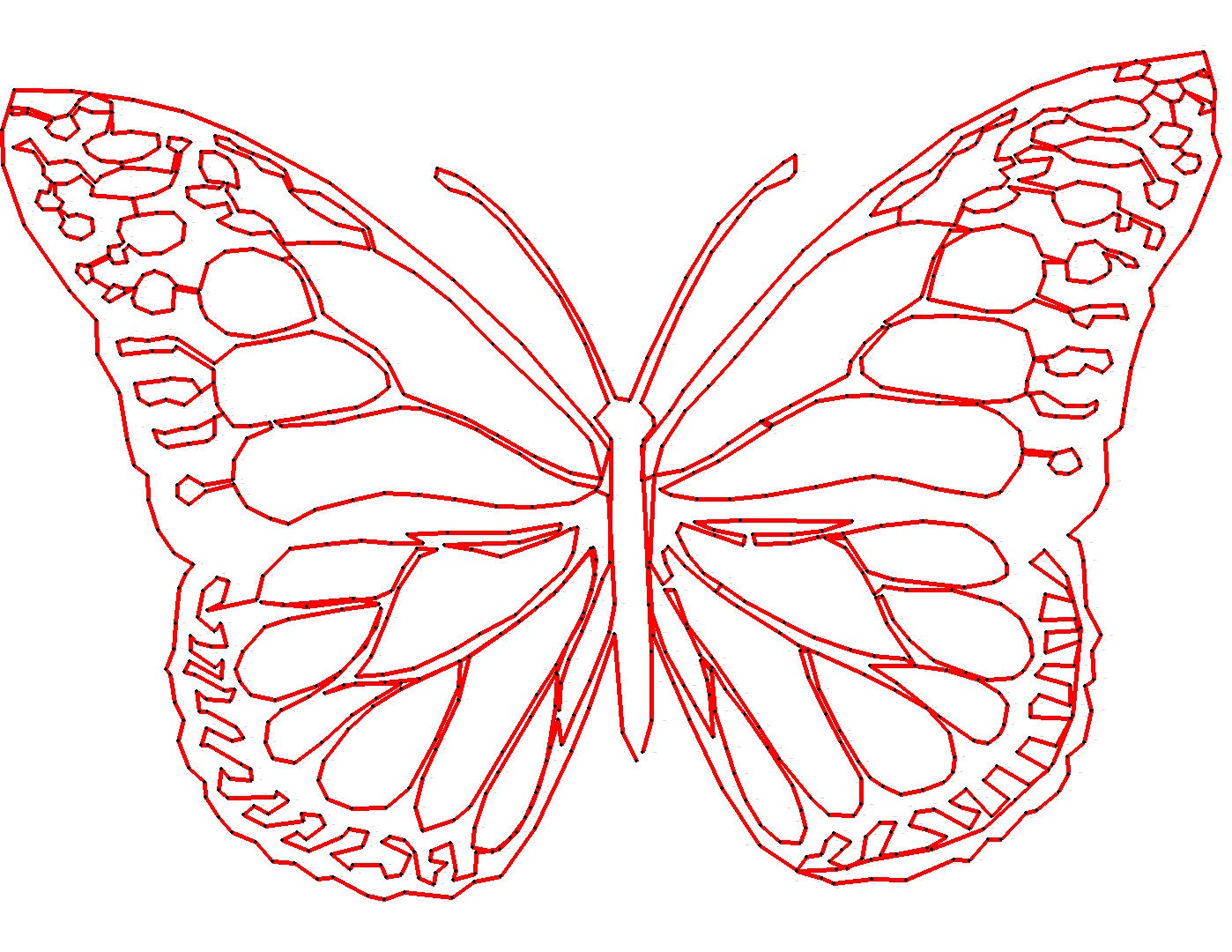 Butterfly Dot-to-dot – 1167 Dots - Etsy