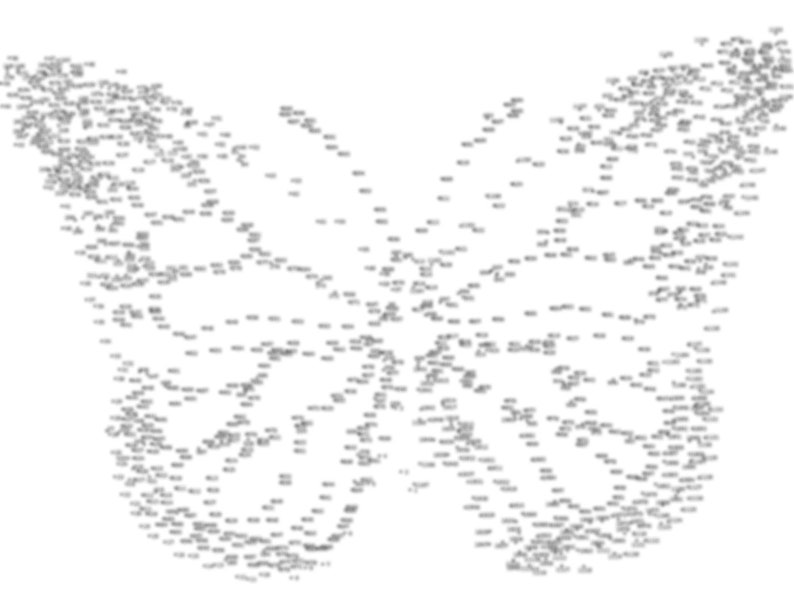 Butterfly Dot-to-dot – 1167 Dots - Etsy