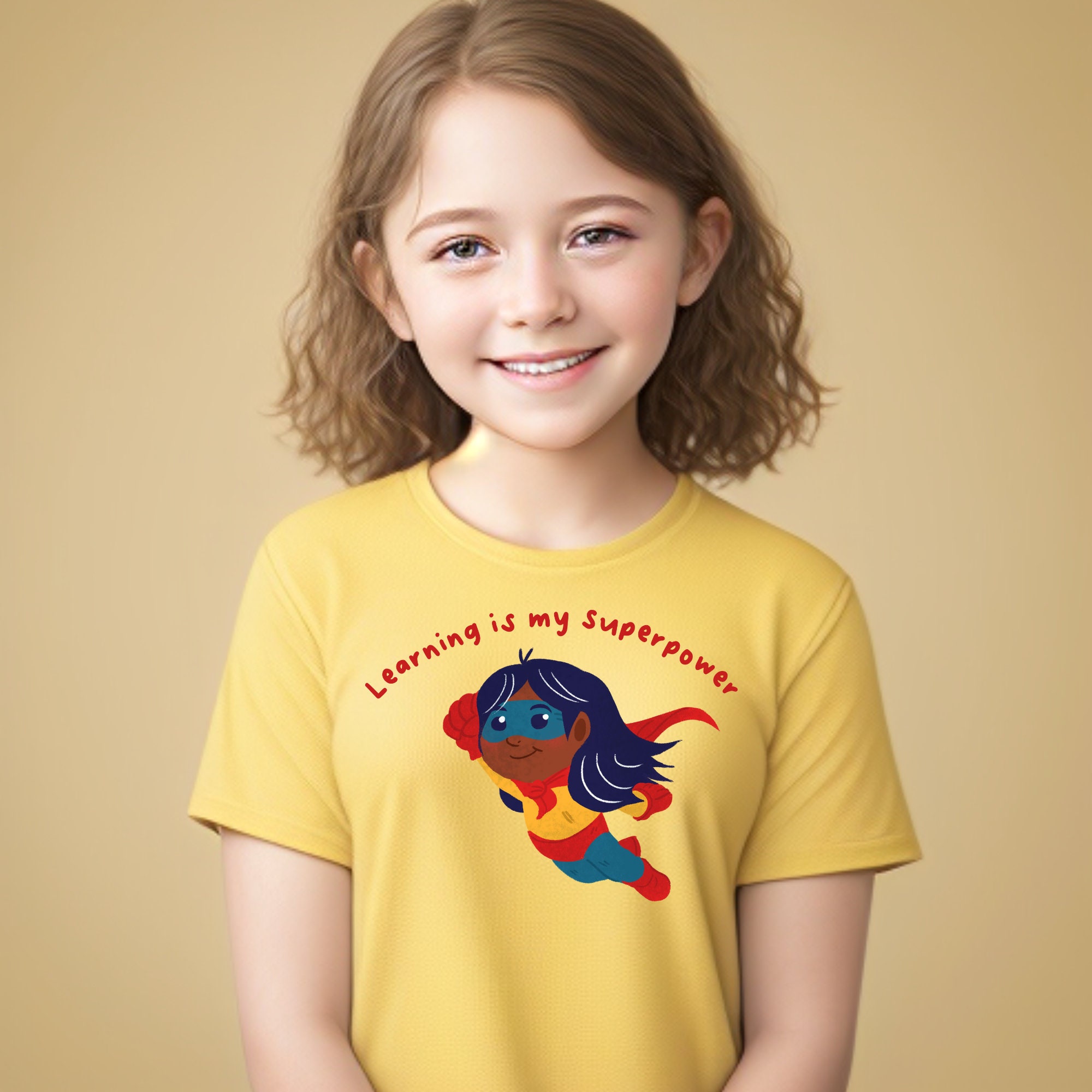 Empowering Learning Superhero Girl SVG & PNG Learning is My Superpower ...