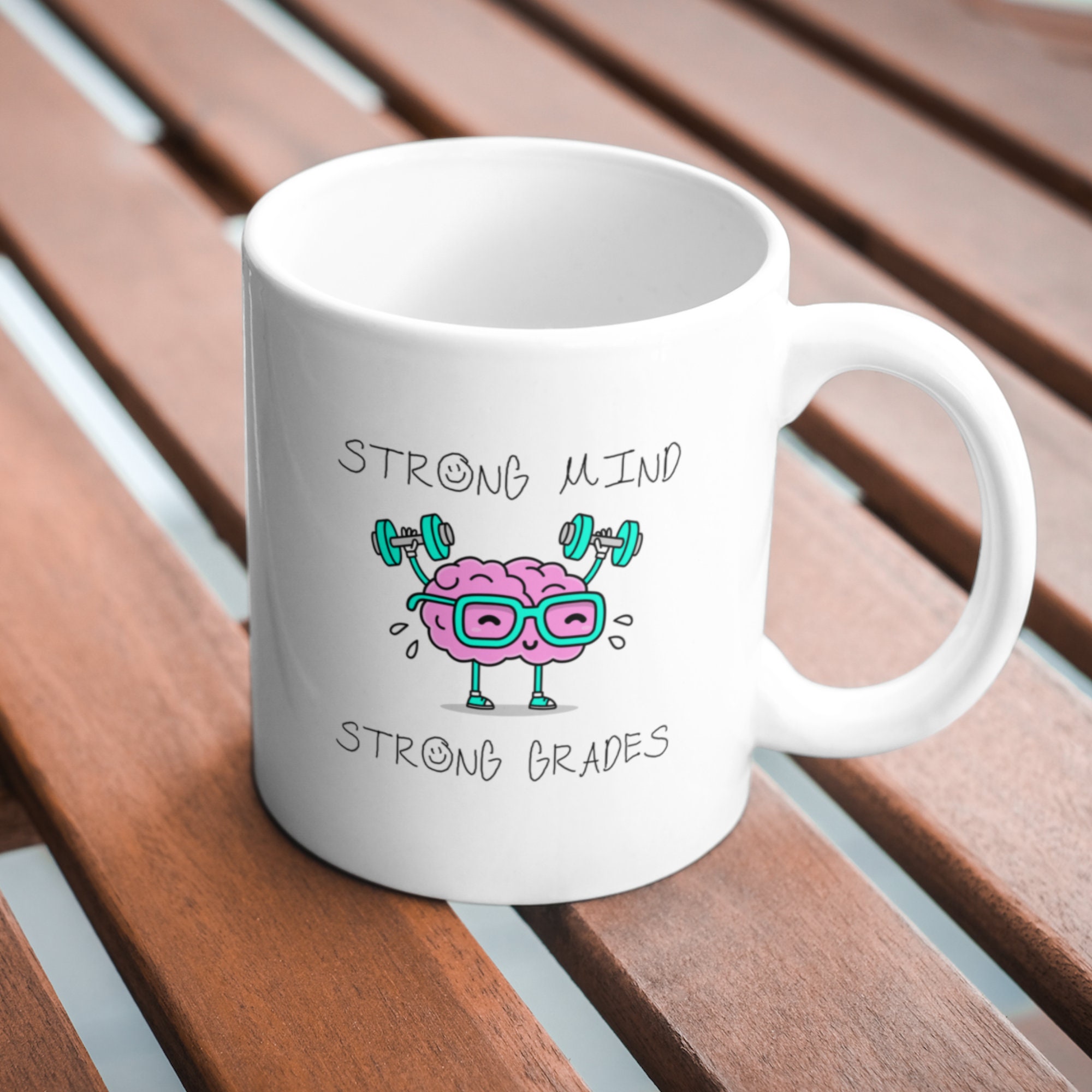 Strong Mind, Strong Grades SVG & PNG: Motivational Back to School Art ...