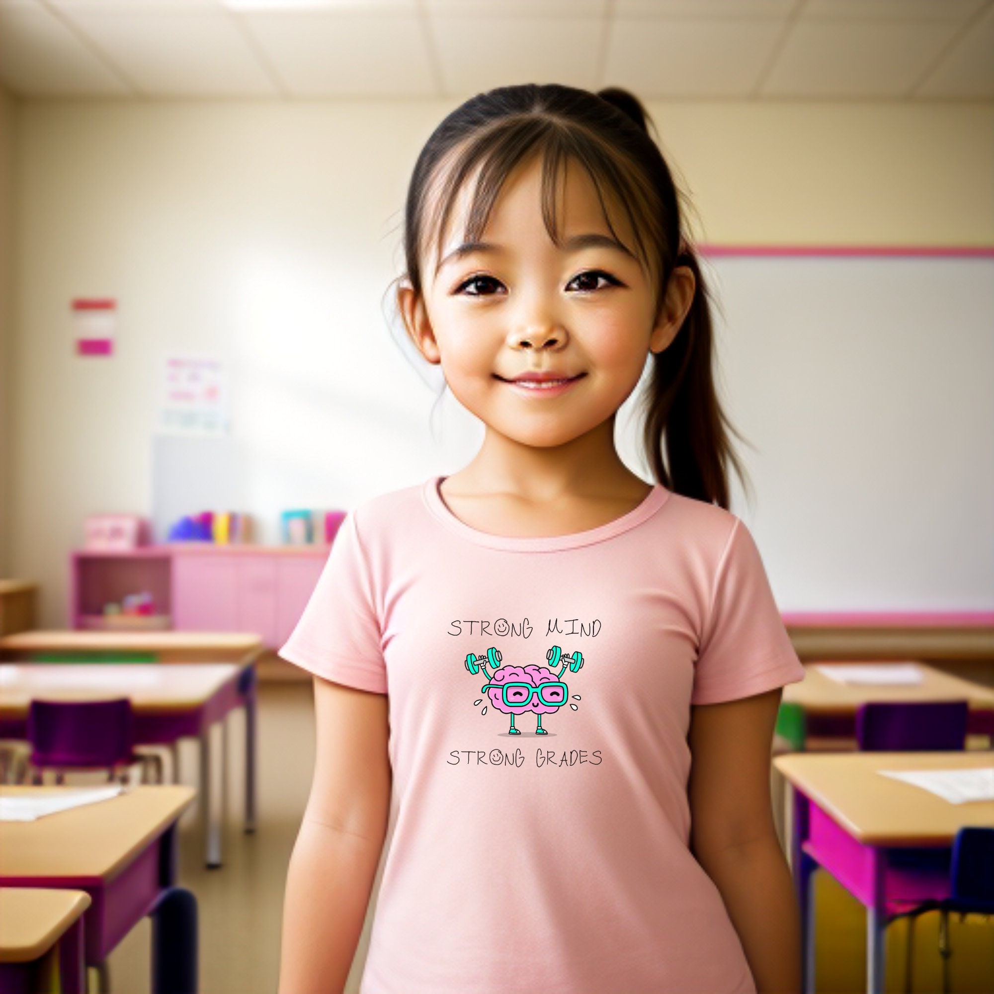 Strong Mind, Strong Grades SVG & PNG: Motivational Back to School Art ...