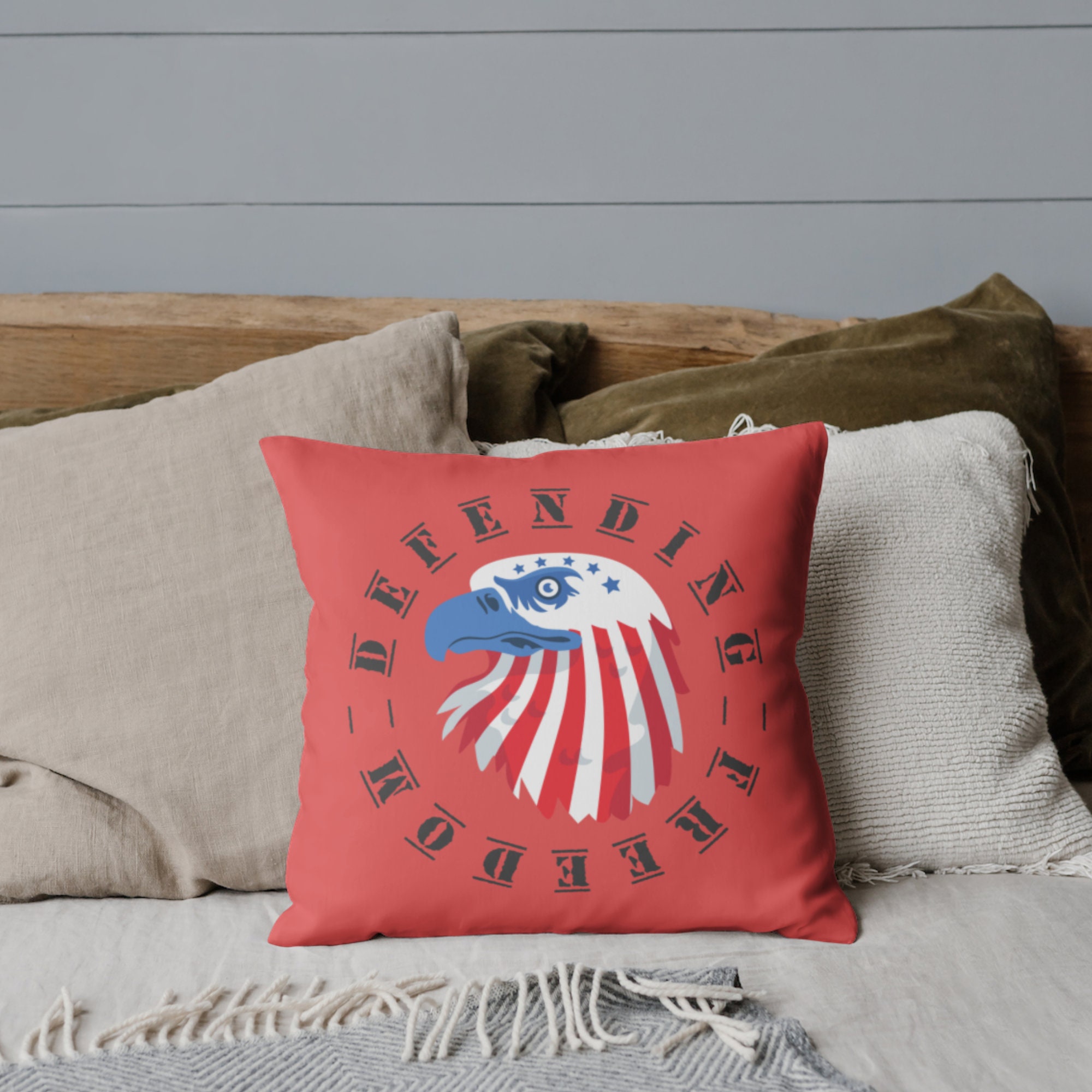 Defending Freedom SVG & PNG: Bald Eagle Patriotic Art for Proud ...