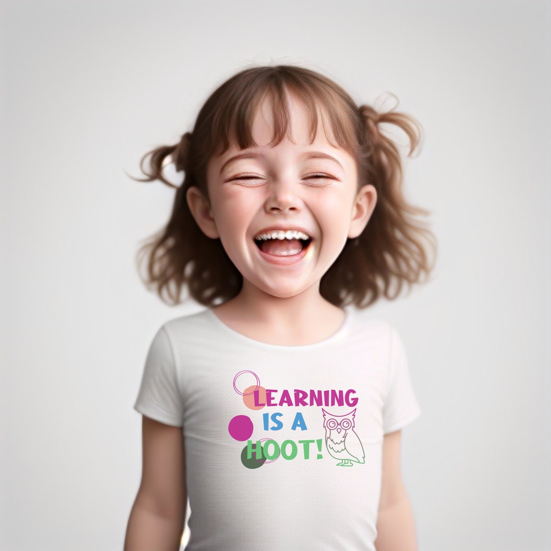 Back to School SVG, Learning is a Hoot, Whimsical Kids Art, Classroom ...