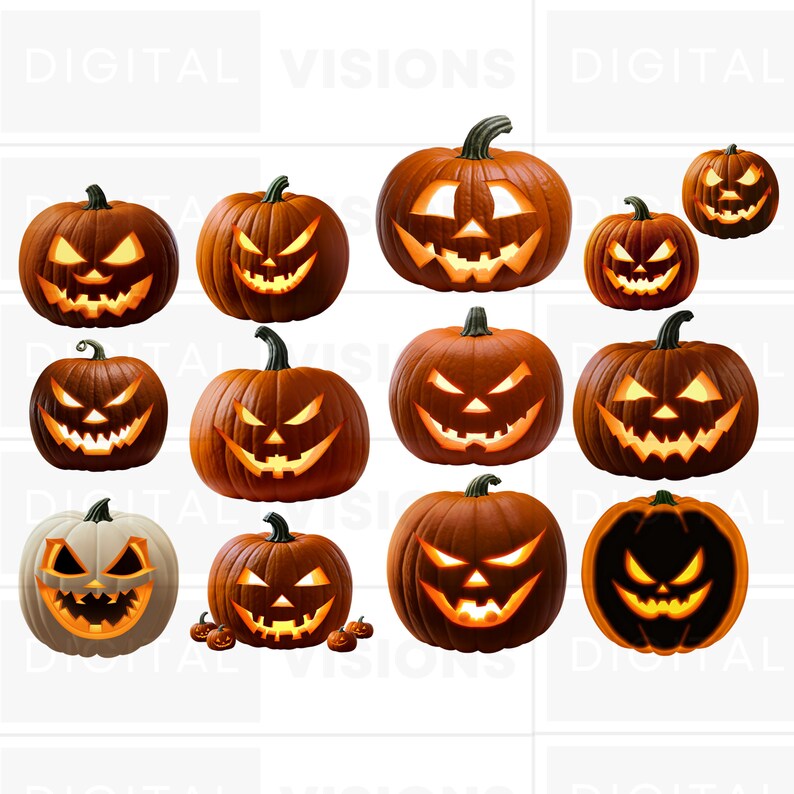 Ultimate Pumpkin Bundle: 30 Realistic Designs for Autumn Crafting ...