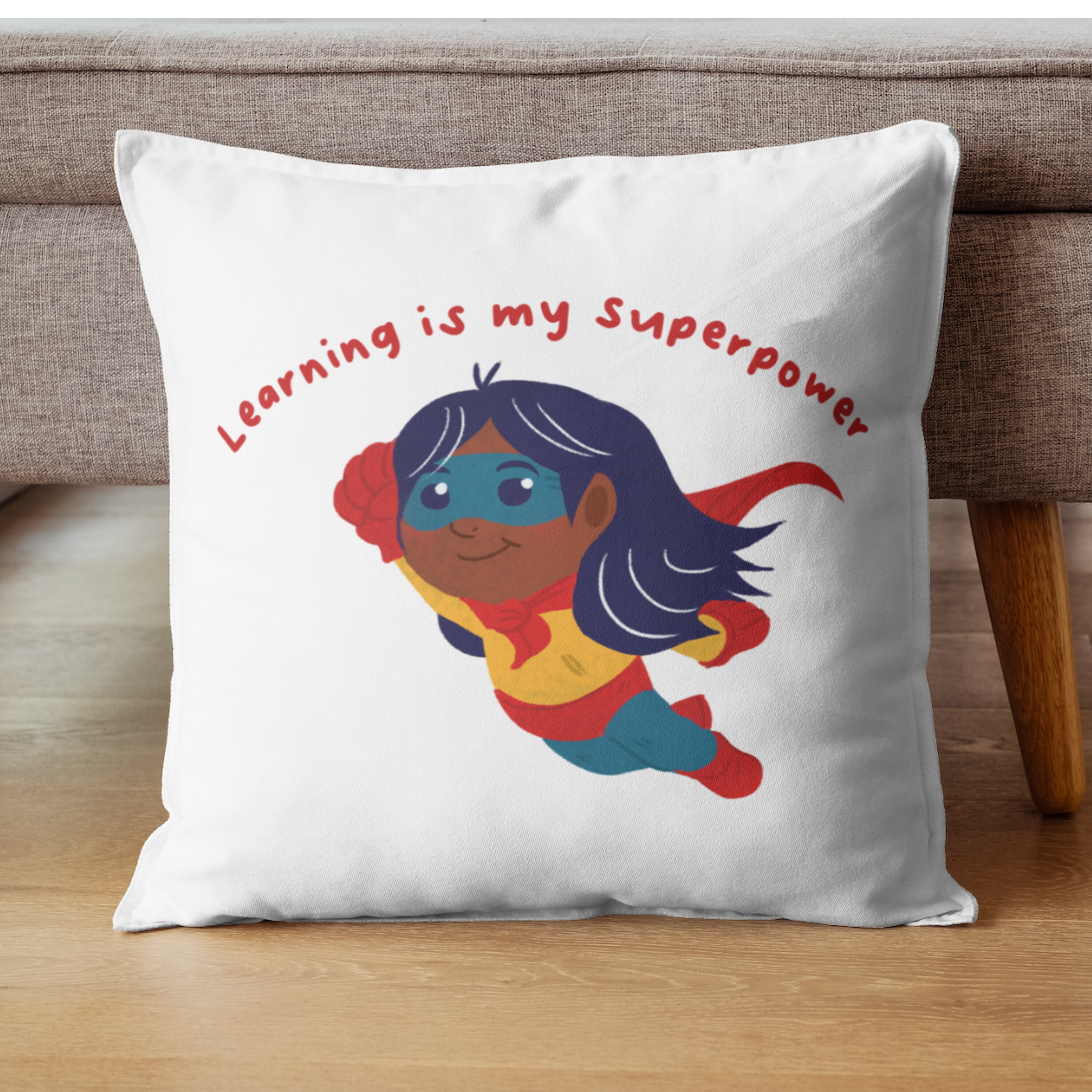 Empowering Learning! Superhero Girl SVG & PNG - Learning is My ...