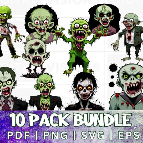 Zombie Svg Files - Etsy