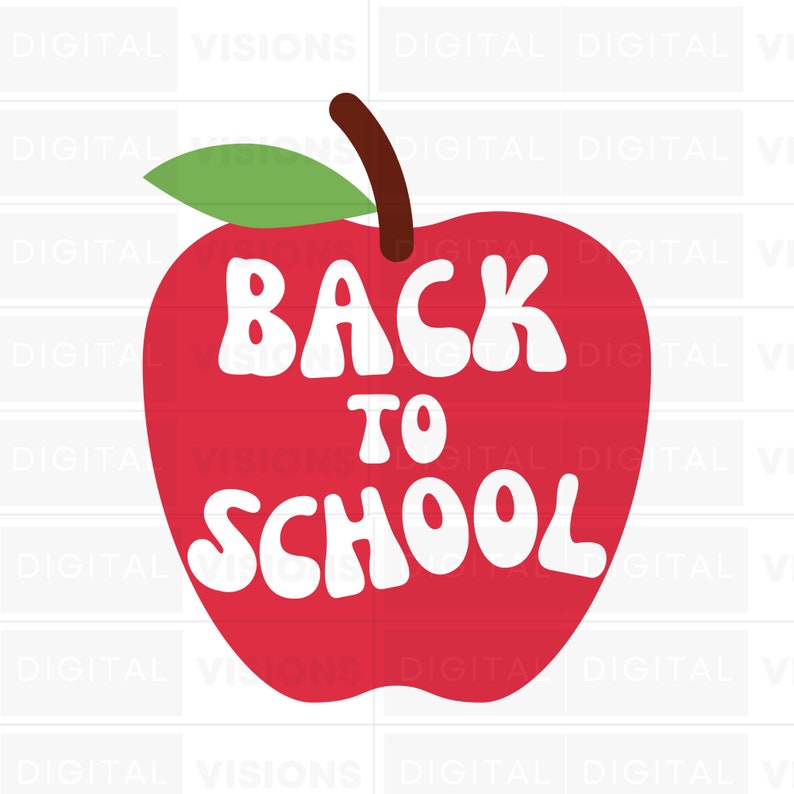 Back to School SVG and PNG: Animated Apple Design for Teachers ...