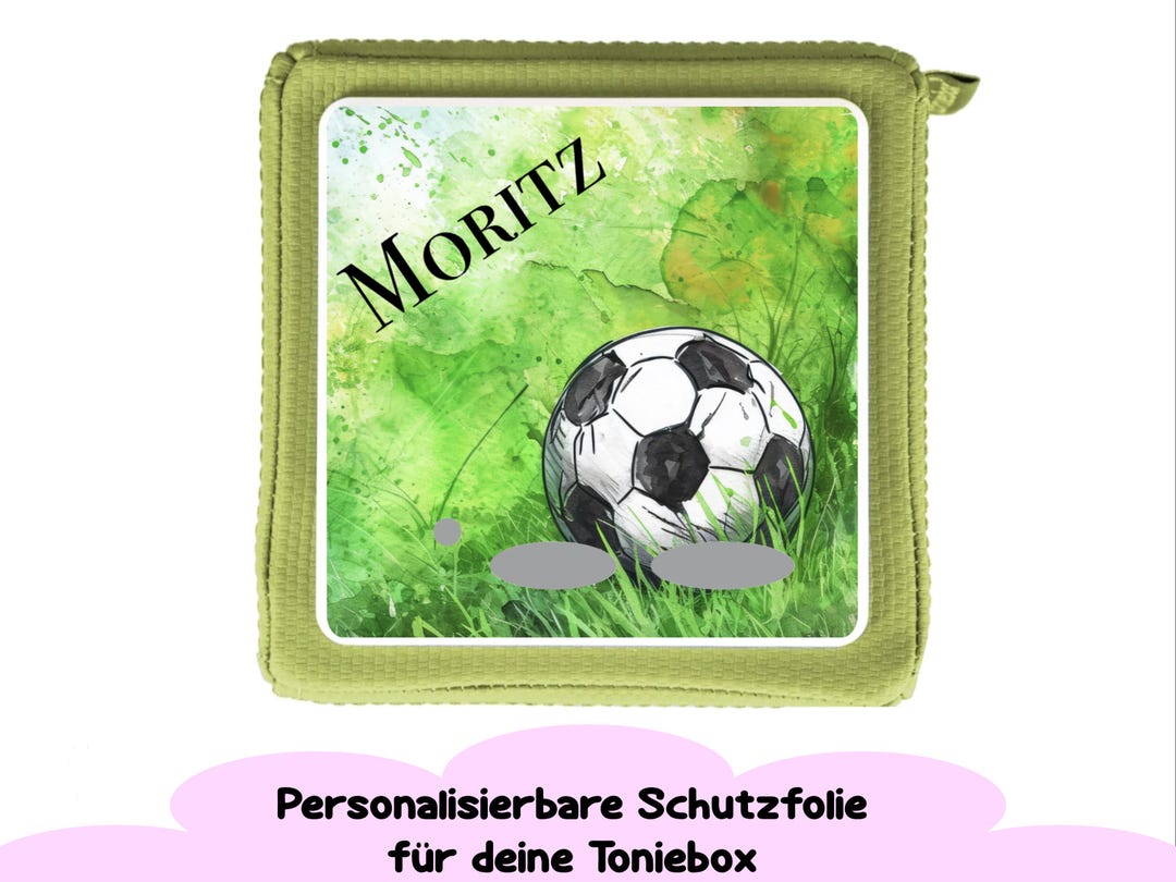 Protective Sticker for Toniebox Soccer Personalized With Name | Soccer ...