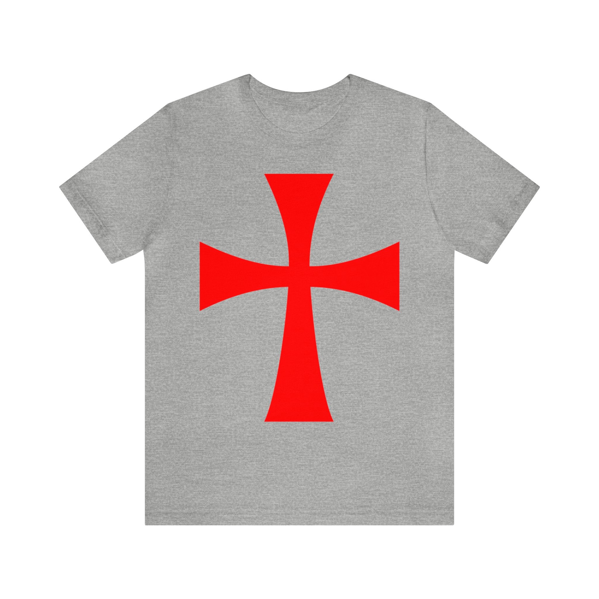 Knights Templar Crusader T-shirt, Christian Knight Order, Crusader Red ...