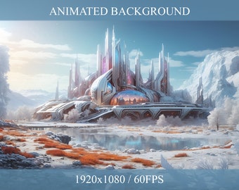 ANIMATED BACKGROUND | Spaceship Quarters | Looped Vtuber Twitch Stream ...