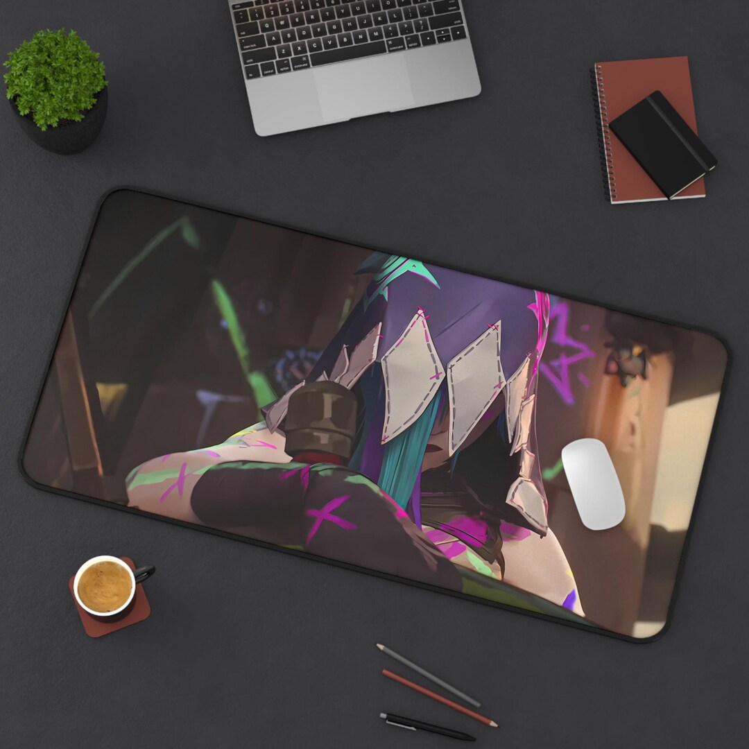Arcane Jinx Desk Mat Japanese Anime Girl Gaming Accessories League of ...