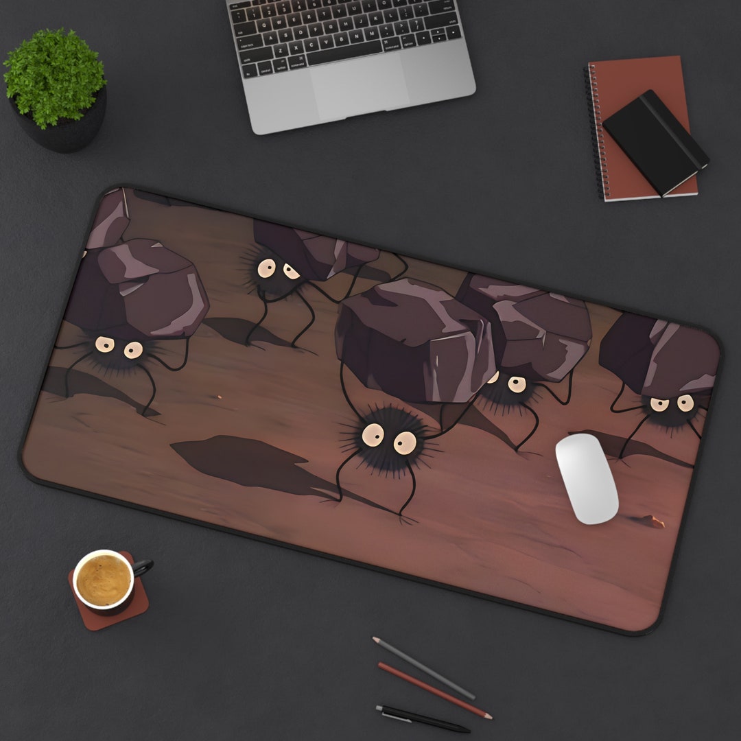 Soot Sprites Susuwatari Desk Mat Ghibli Studio Japanese Gaming Gift ...